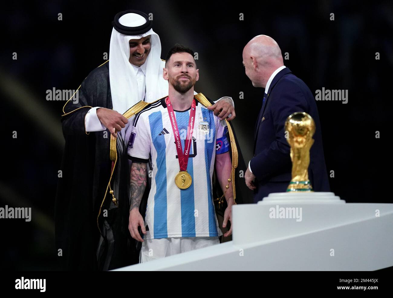 Emir of Qatar, Sheikh Tamim bin Hamad Al Thani dresses Argentina's ...