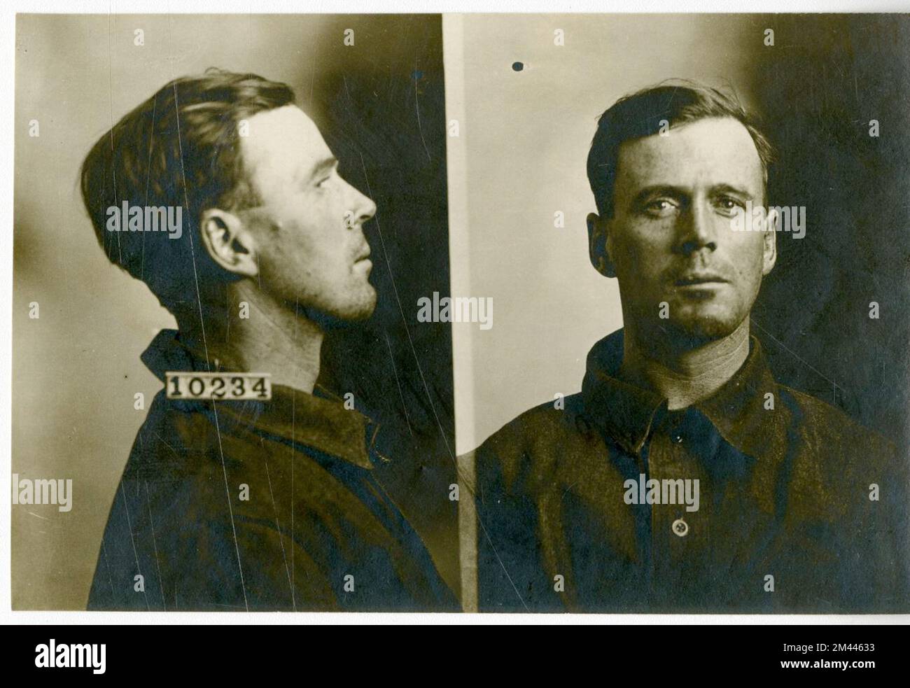 Photograph of George McLeod. Bureau of Prisons, Inmate case files Stock ...