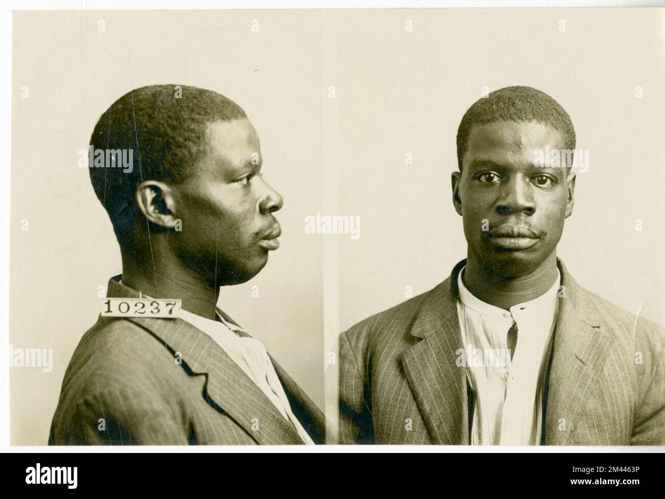 Photograph of Nathaniel Johnson. Bureau of Prisons, Inmate case files Stock Photo - Alamy
