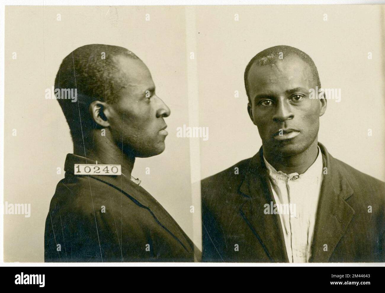 Photograph of Thomas Barnes. Bureau of Prisons, Inmate case files Stock ...
