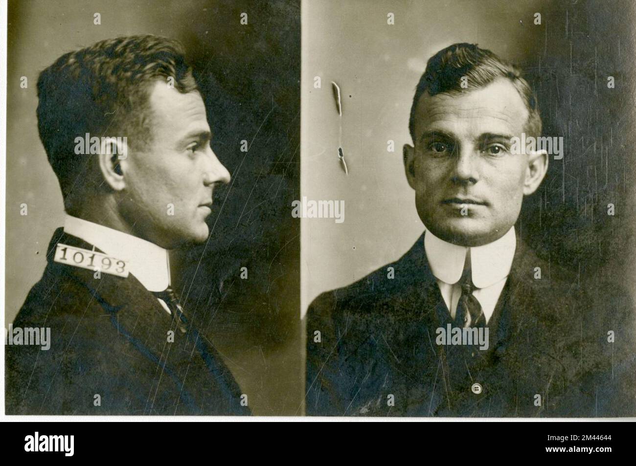 Photograph of Max Palenske. Bureau of Prisons, Inmate case files Stock ...