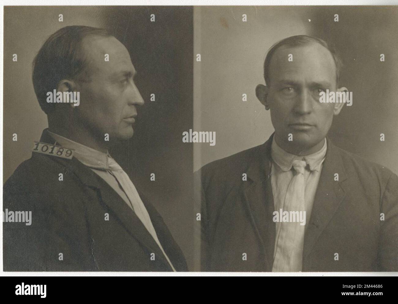 Photograph of J. J. Starling. Bureau of Prisons, Inmate case files ...