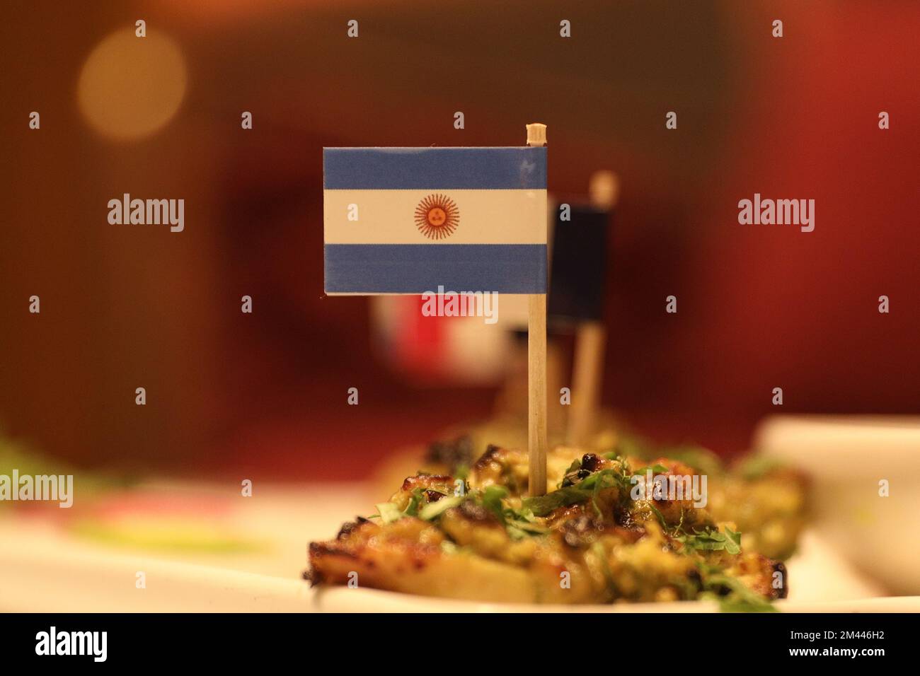 Chennai, Tamil Nadu, India. 18th Dec, 2022. A restro bar was decorated ...