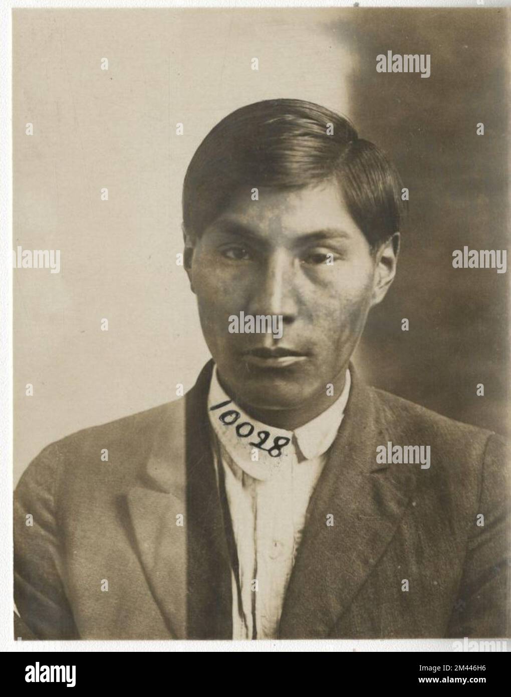 Photograph of Peter Little Plume. Bureau of Prisons, Inmate case files ...