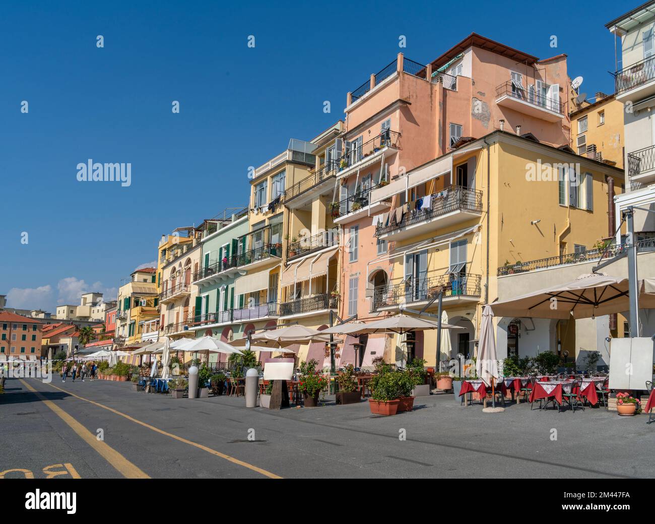 Impression of Imperia, a coastal city in Liguria, Italy Stock Photo - Alamy
