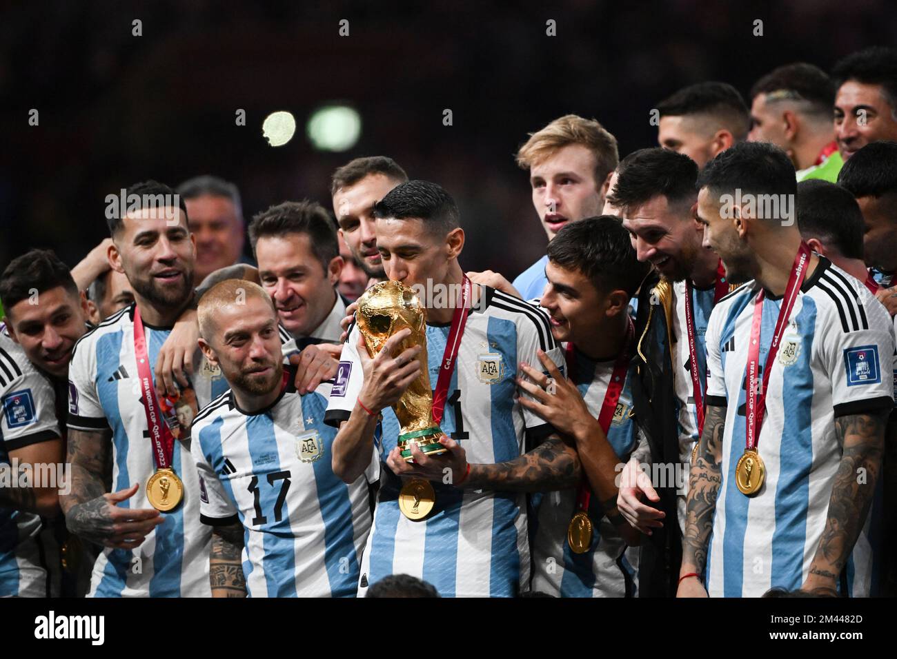 Argentina trophy di maria hi-res stock photography and images - Alamy