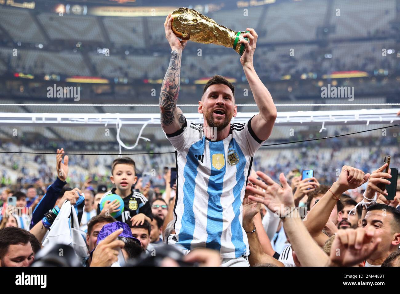 Lusail, Qatar. 18th Dec, 2022. Soccer, World Cup 2022 in Qatar ...