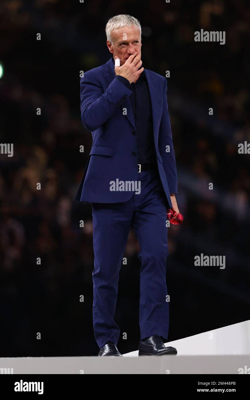 Doha, Qatar, 18th December 2022. Didier Deschamps coach of France ...
