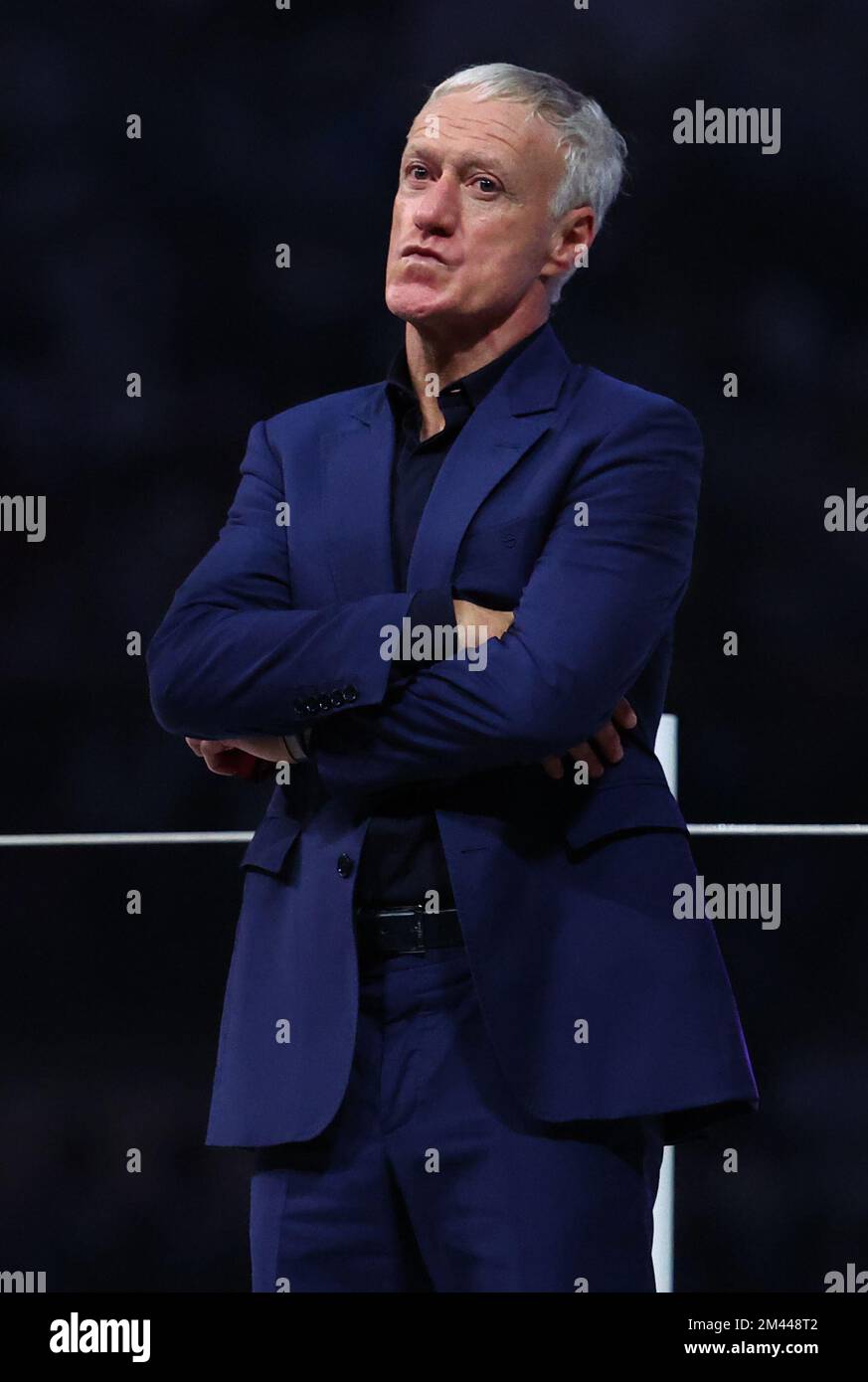 Doha, Qatar, 18th December 2022. Didier Deschamps coach of France ...