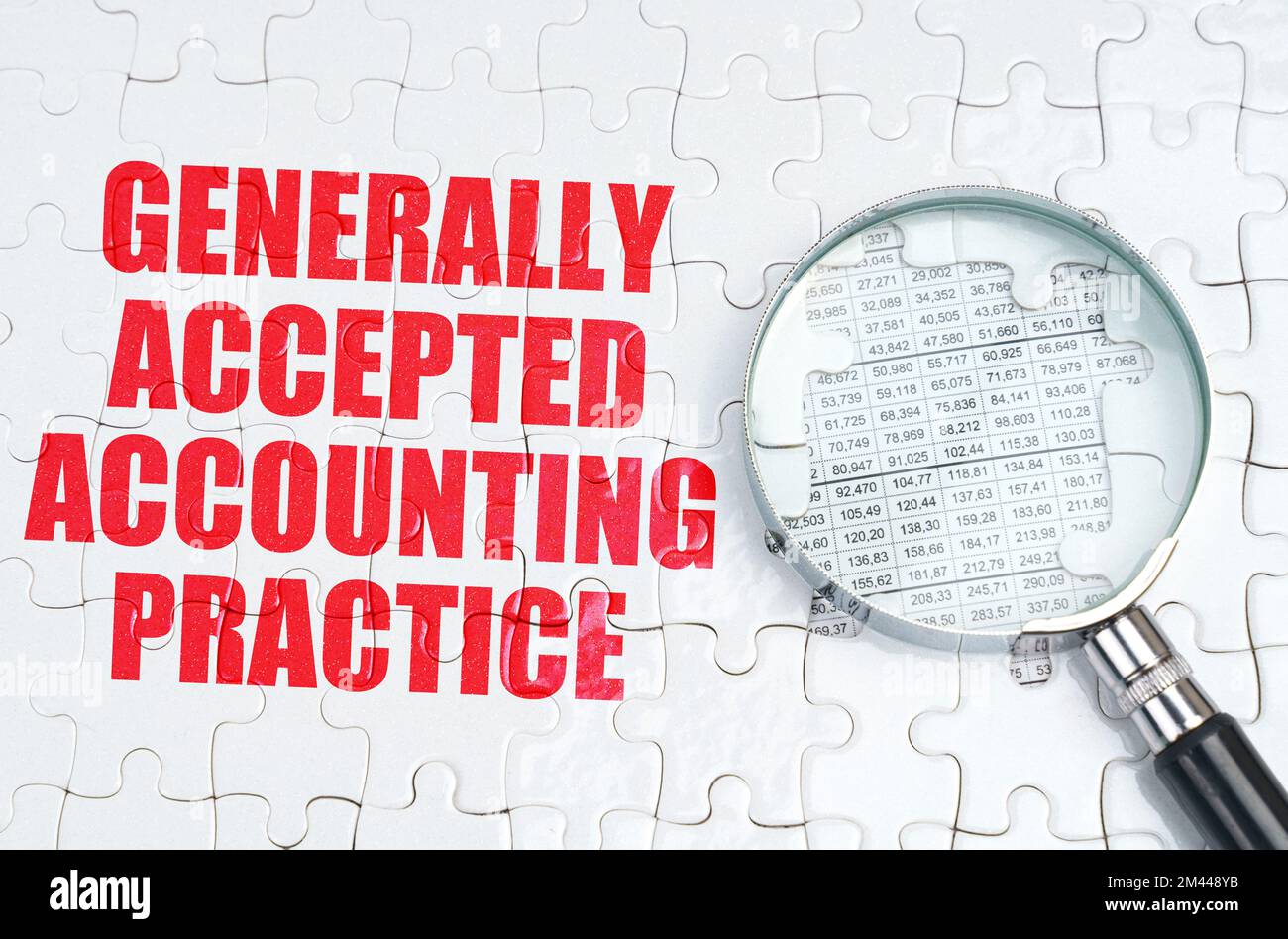 Generally accepted accounting practice hi-res stock photography and ...