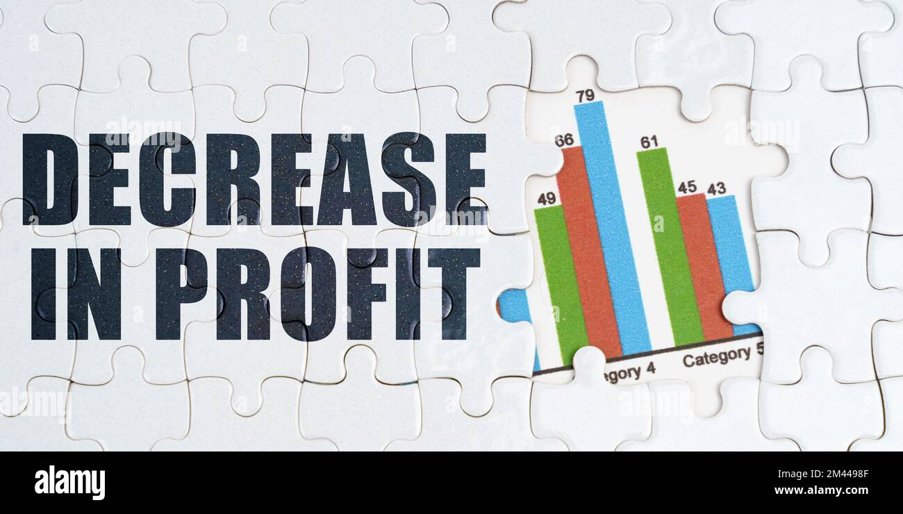 Profit decrease hi-res stock photography and images - Alamy