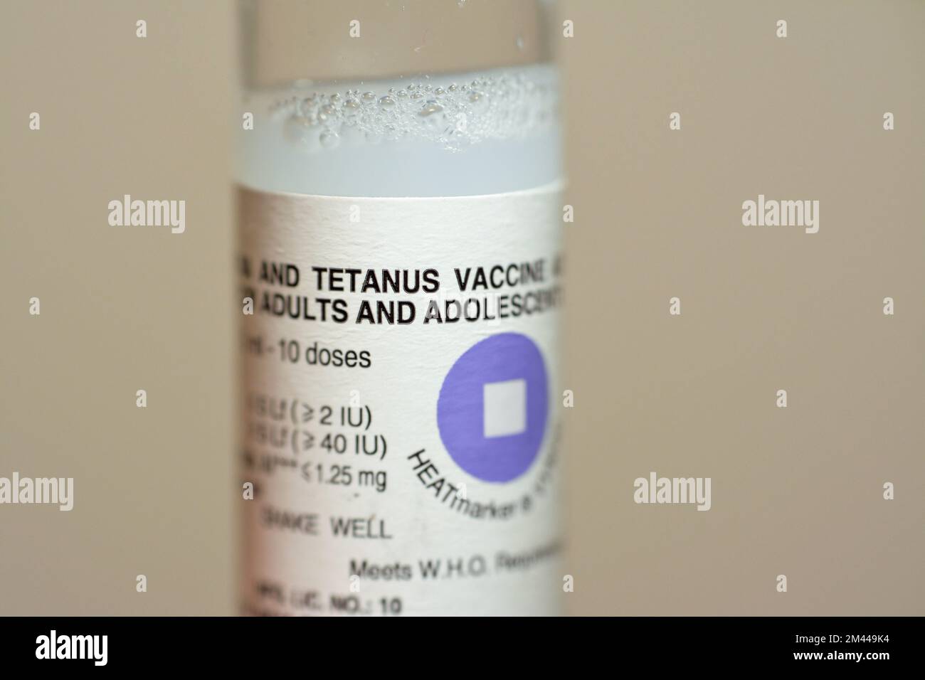 Cairo, Egypt, December 12 2022: Diphtheria Tetanus Vaccine for ...