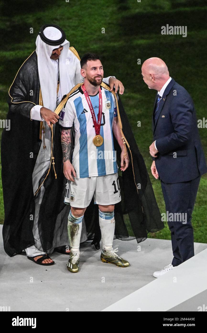 Lusail, Qatar. 18th Dec, 2022. Soccer, World Cup, Argentina - France ...