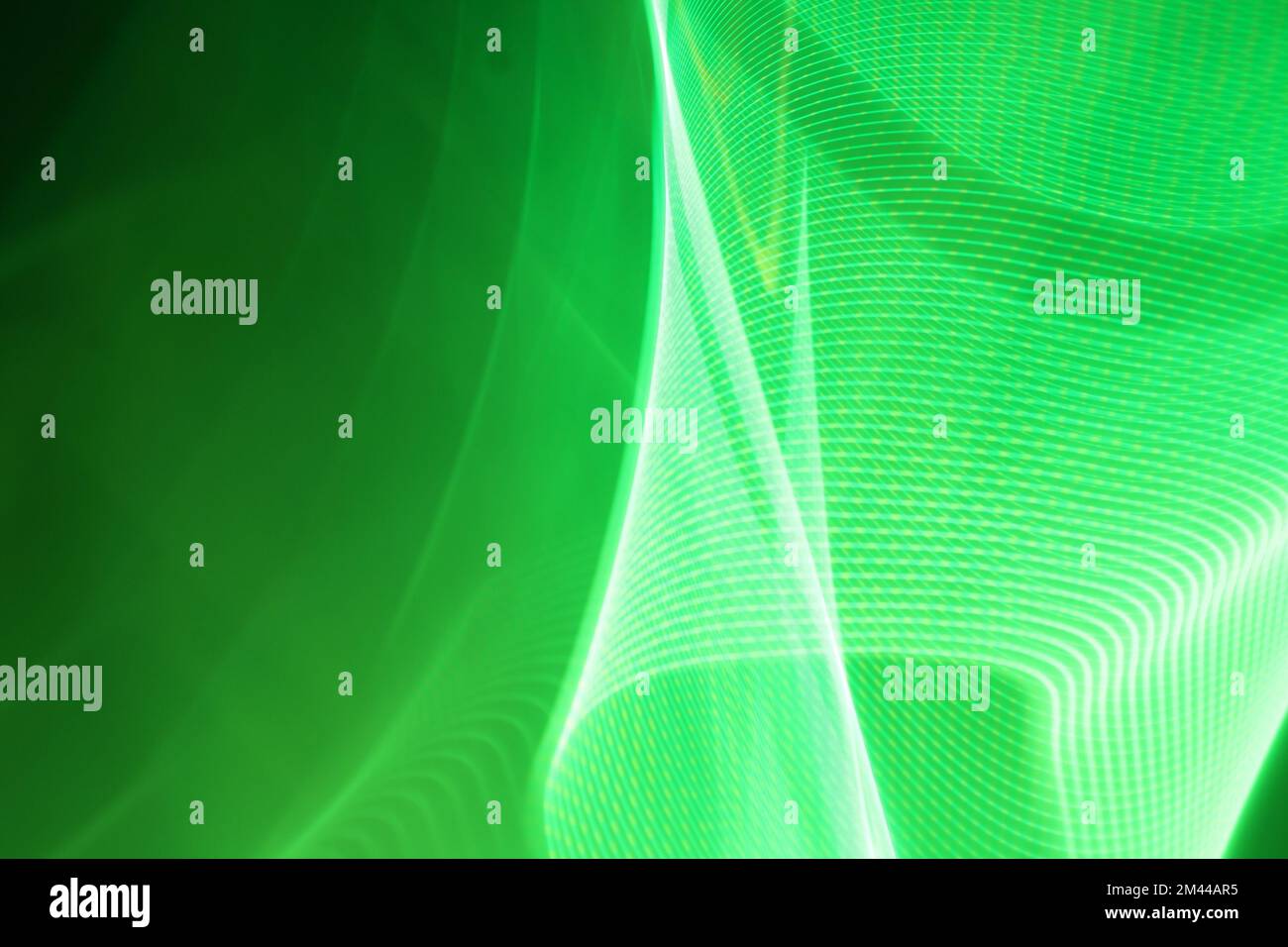 Abstract neon green light trails hi-res stock photography and images ...