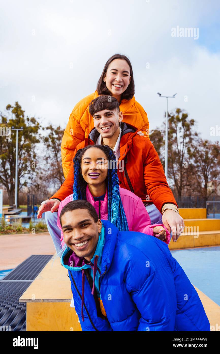 Students jackets college hi-res stock photography and images - Alamy