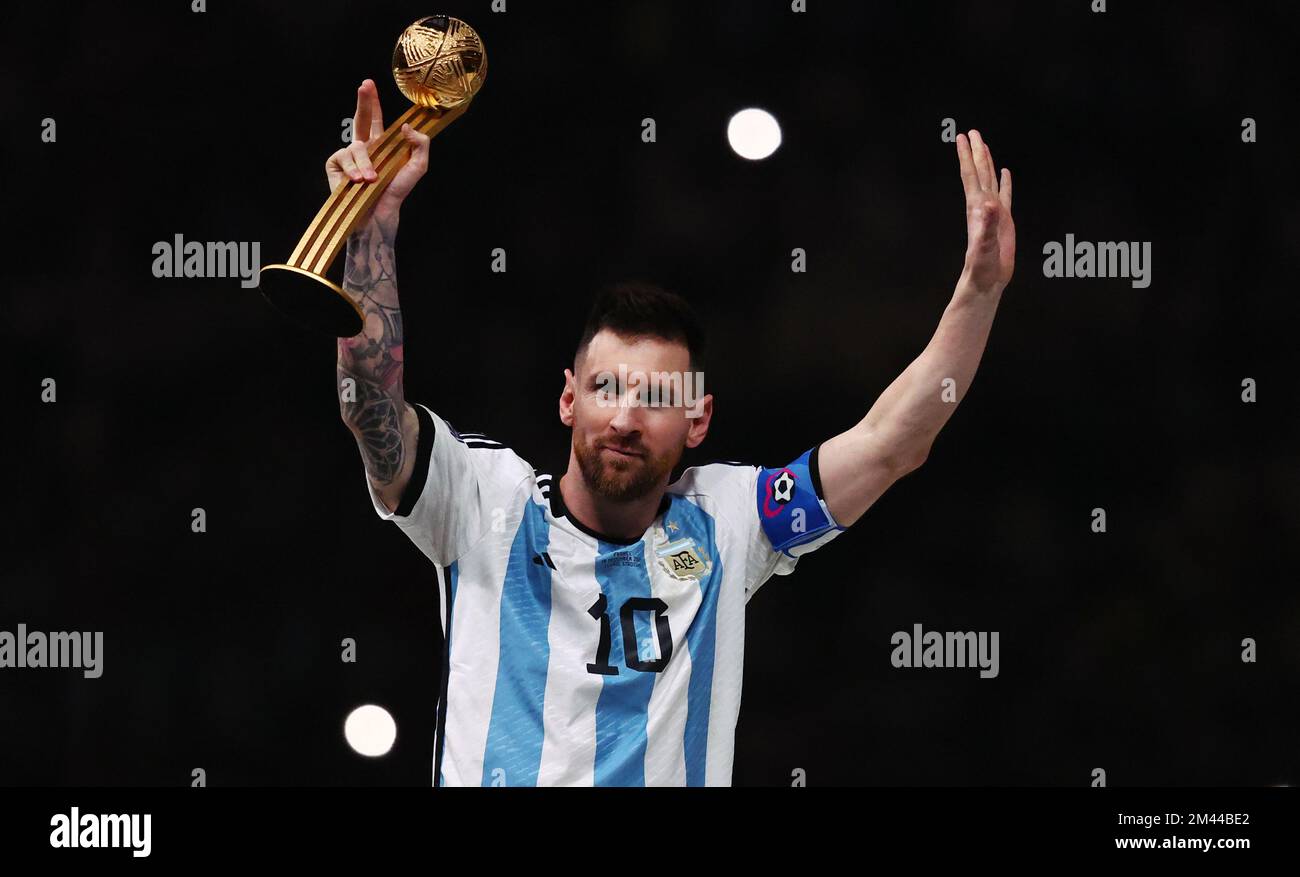 Lionel messi 2022 world cup hi-res stock photography and images - Alamy