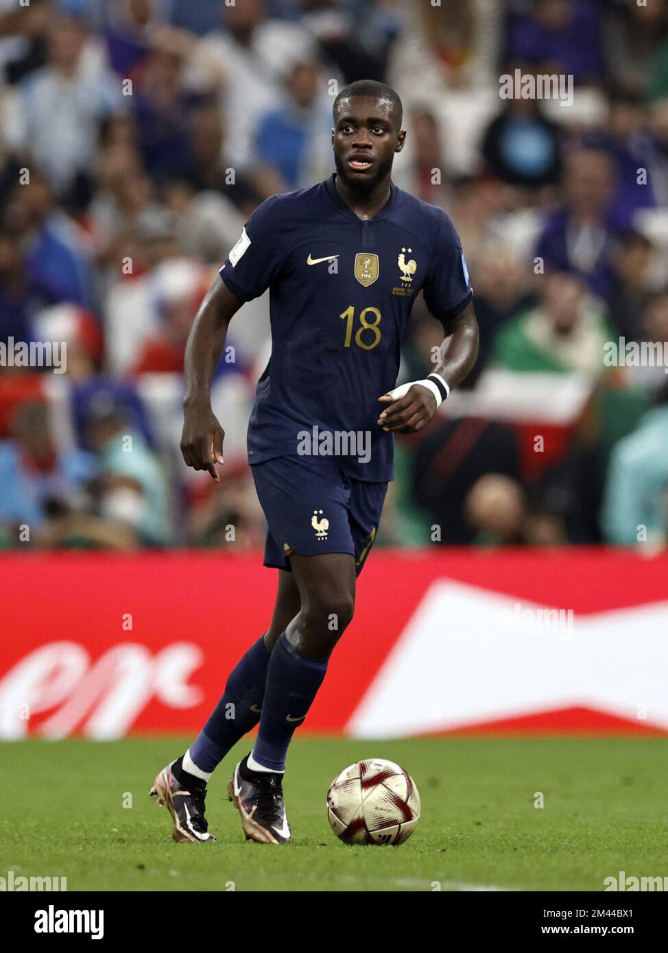 AL DAAYEN - Dayot Upamecano of France during the FIFA World Cup Qatar ...