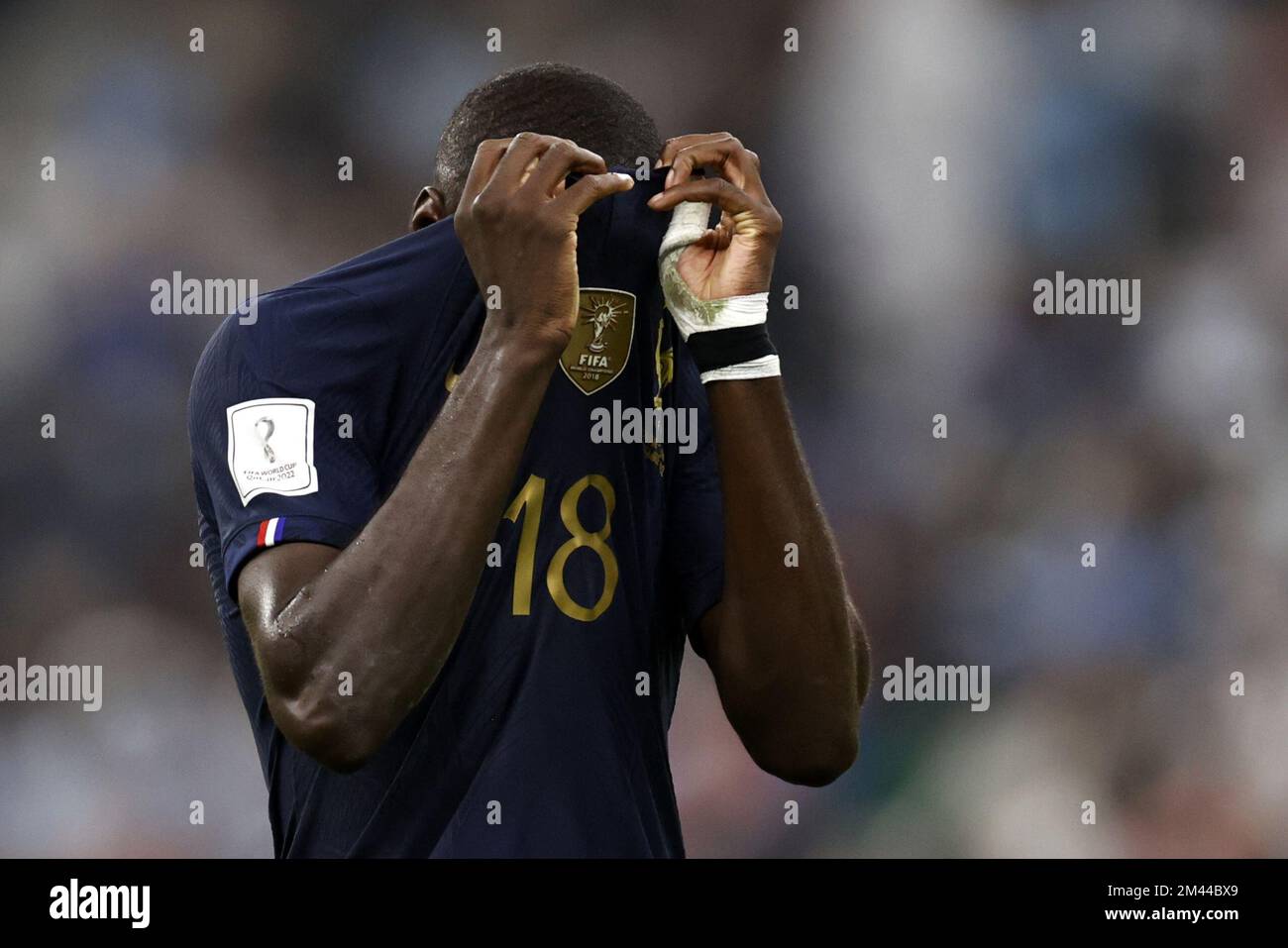 AL DAAYEN - Dayot Upamecano of France during the FIFA World Cup Qatar ...