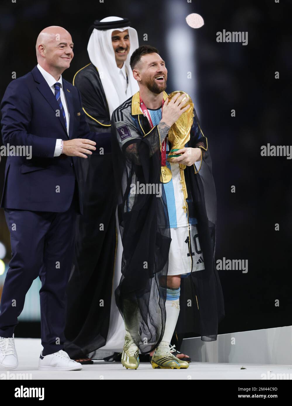 Al Daayen, Qatar - December 18, 2022, Lionel Messi of Argentina ...