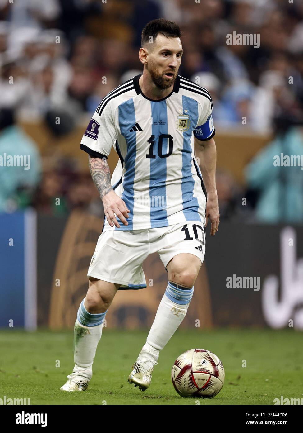 AL DAAYEN - Lionel Messi of Argentina during the FIFA World Cup Qatar ...