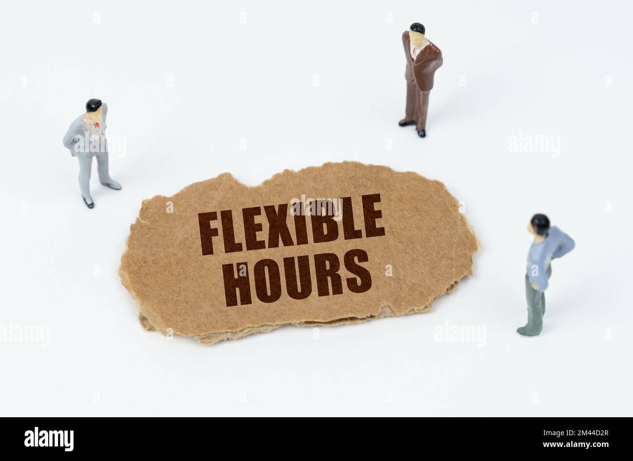 Economy and business concept. On a white background, figures of ...