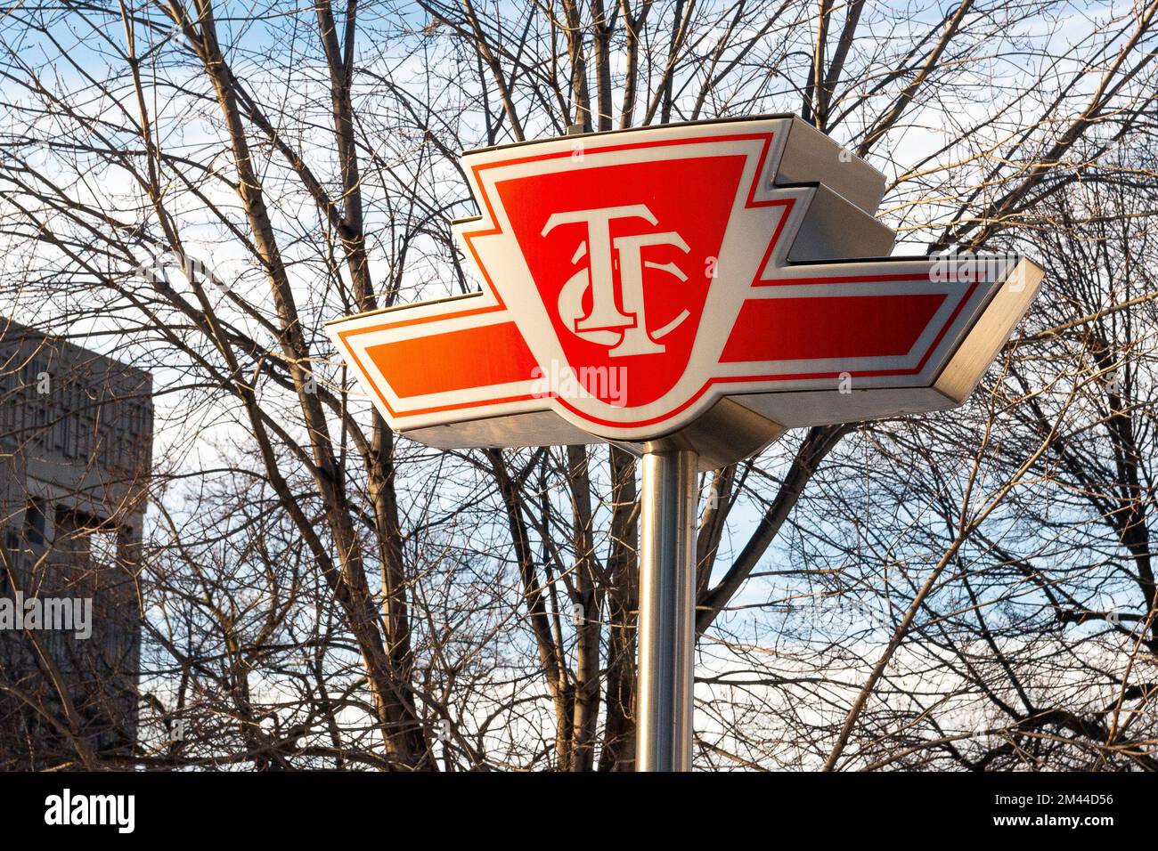 Toronto, ON, Canada – December 17, 2022: The sign of the Toronto ...