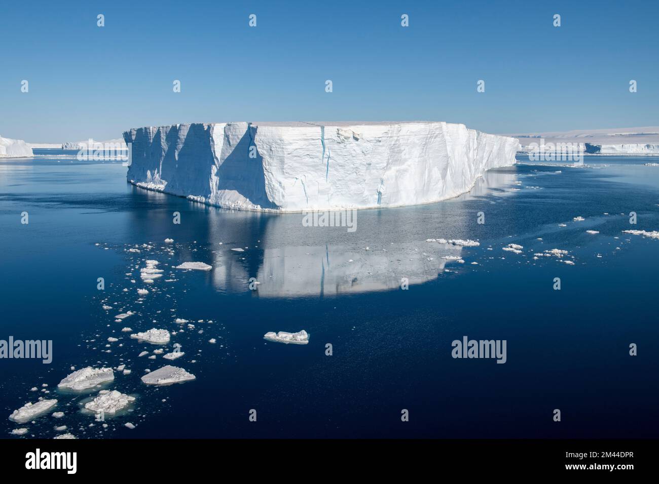Antarctica, Weddell Sea. Tabular iceberg Stock Photo - Alamy