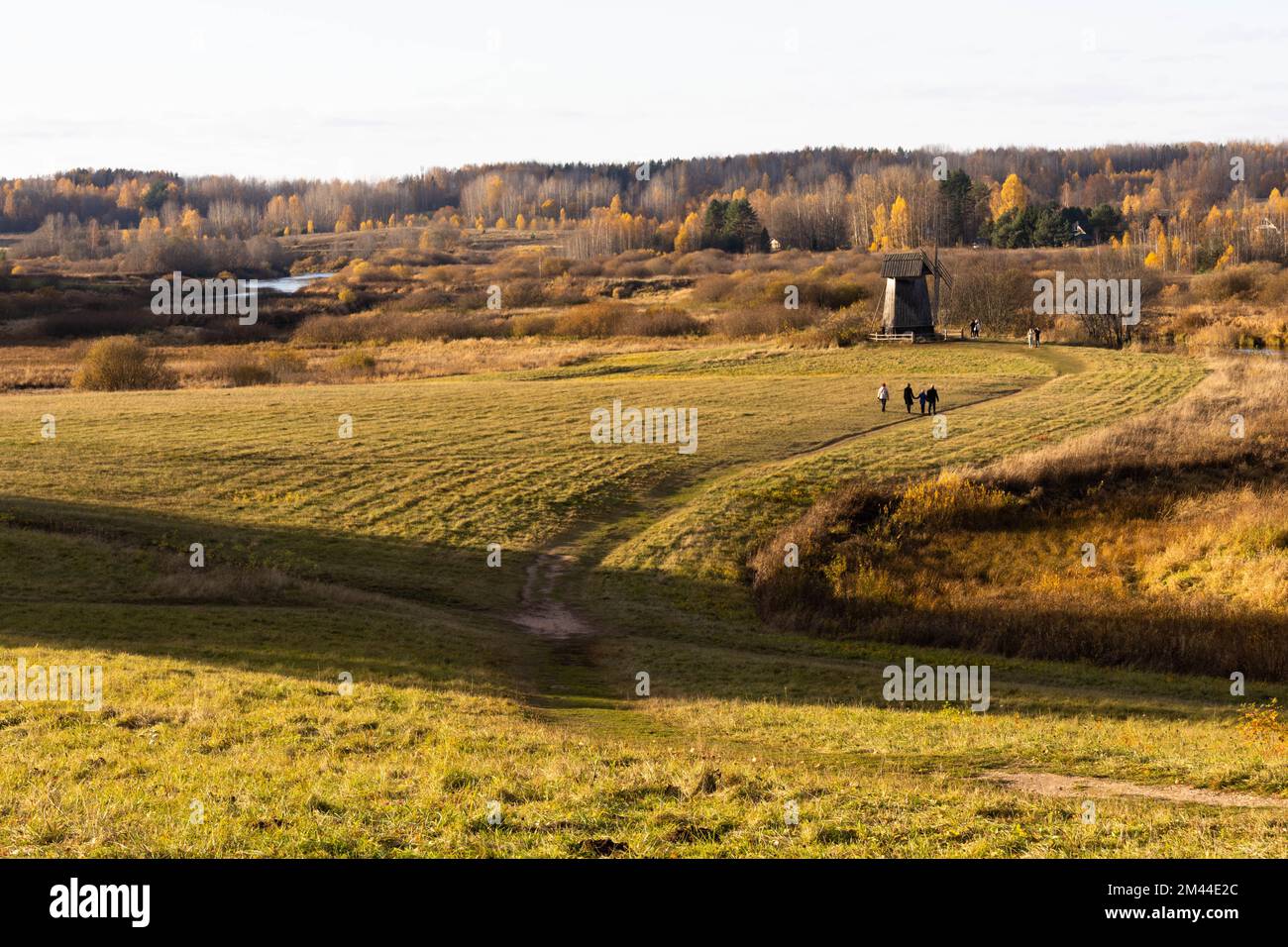 Windmill old wooden mill close hi-res stock photography and images - Alamy