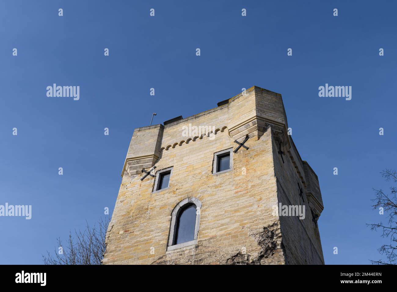 Tongeren. Limburg - Belgium 13-02-2022. One of the towers of the ...