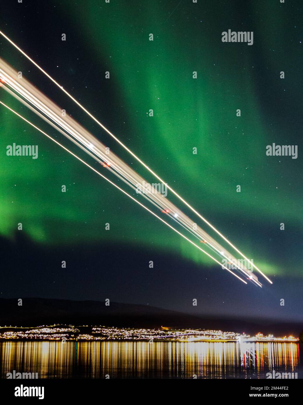 Northern Lights Display Stock Photo - Alamy