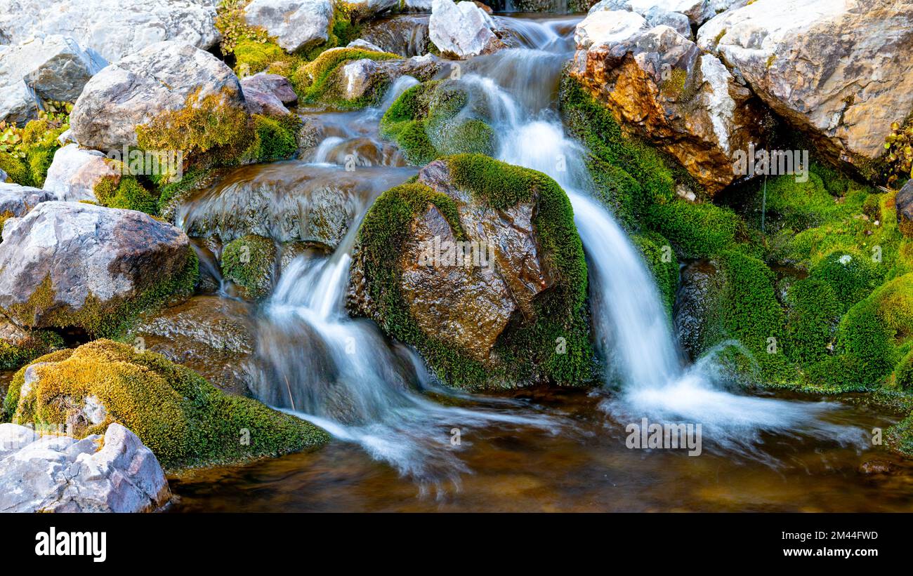 Beautiful little waterfall hi-res stock photography and images - Alamy