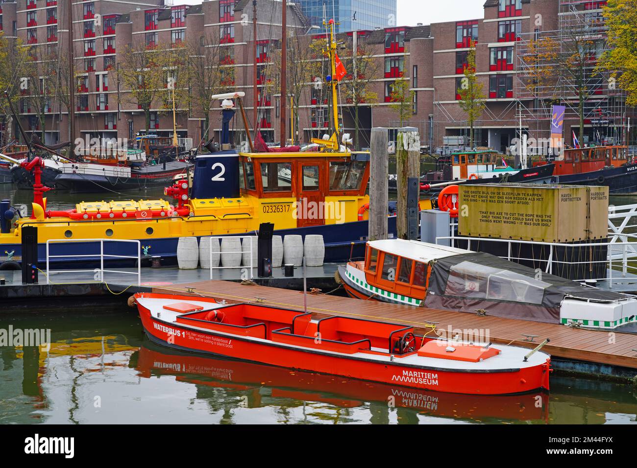ROTTERDAM, NETHERLANDS -12 NOV 2021- View of the Maritime Museum of ...