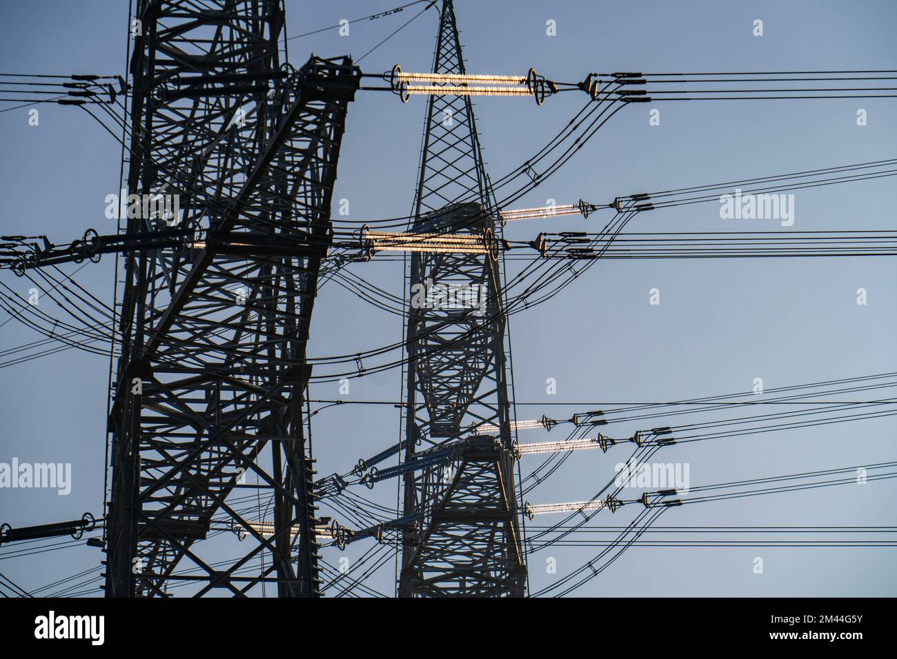 380 kV plant, switchgear, of the transmission grid operator Amprion, in ...