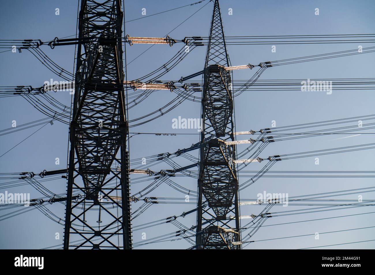 380 kV plant, switchgear, of the transmission grid operator Amprion, in ...