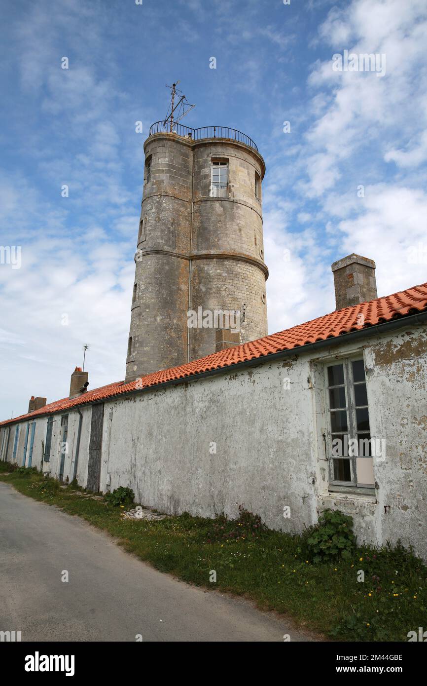 Le Semaphore, ex-communications centre, now a small cinema, Ile d'Aix ...