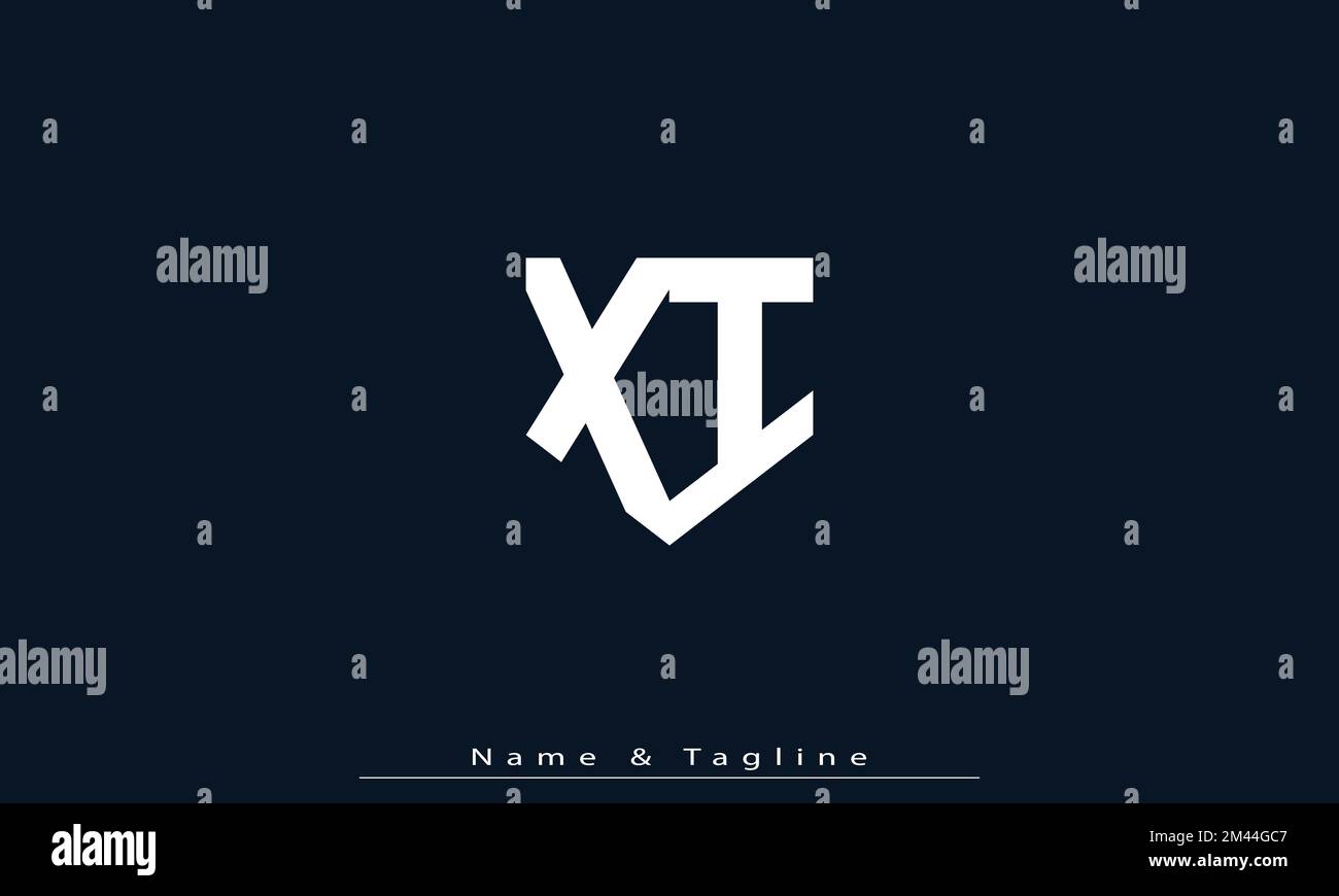 Alphabet letters Initials Monogram logo WI , IW Stock Vector Image ...