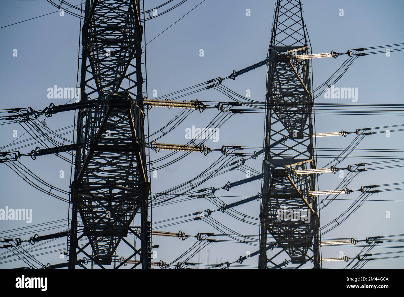 380 kV plant, switchgear, of the transmission grid operator Amprion, in ...