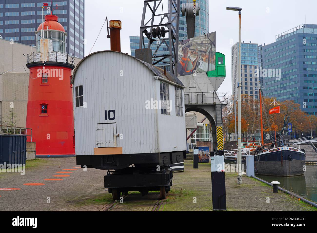 ROTTERDAM, NETHERLANDS -12 NOV 2021- View of the Maritime Museum of ...