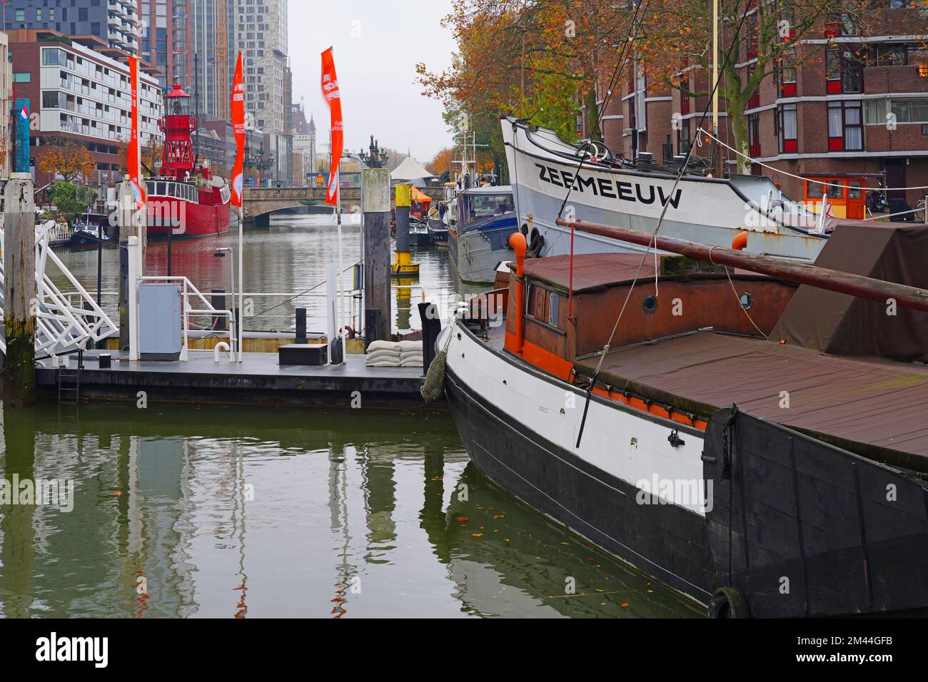 ROTTERDAM, NETHERLANDS -12 NOV 2021- View of the Maritime Museum of ...