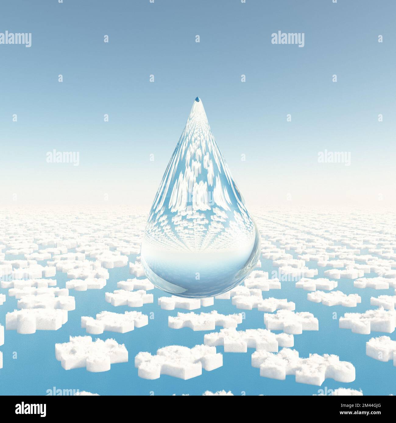 Rain water puzzle hi-res stock photography and images - Alamy