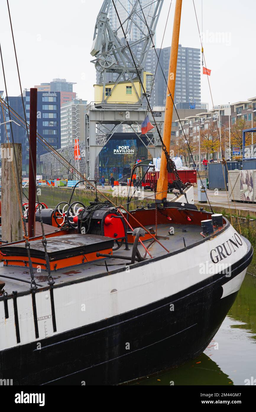 ROTTERDAM, NETHERLANDS -12 NOV 2021- View of the Maritime Museum of ...