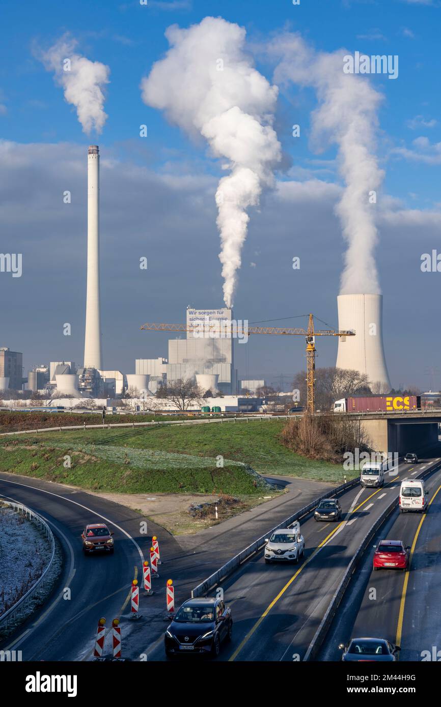 The STEAG combined heat and power plant in Herne-Baukau, hard coal ...