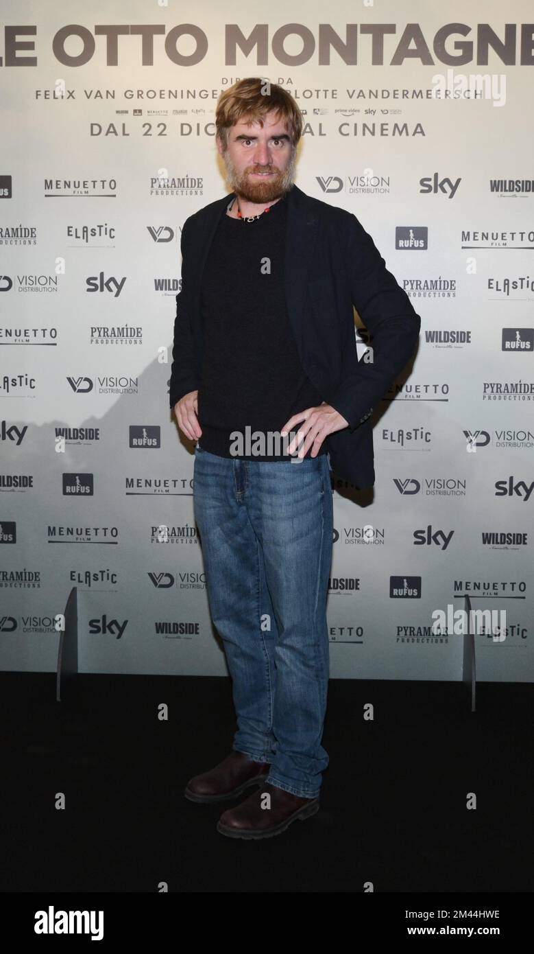 Milan, Italy. 18th Dec, 2022. Milan, Italy THE EIGHT MOUNTAINS film by ...