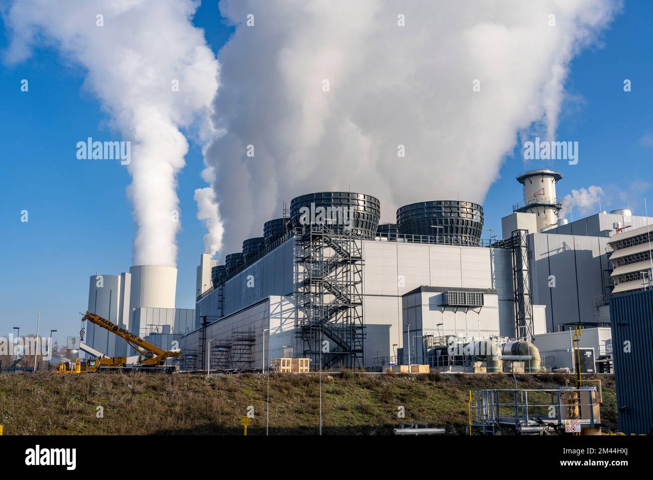 The STEAG combined heat and power plant in Herne-Baukau, hard coal ...