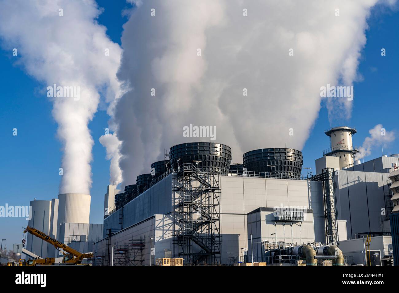 The STEAG combined heat and power plant in Herne-Baukau, hard coal ...