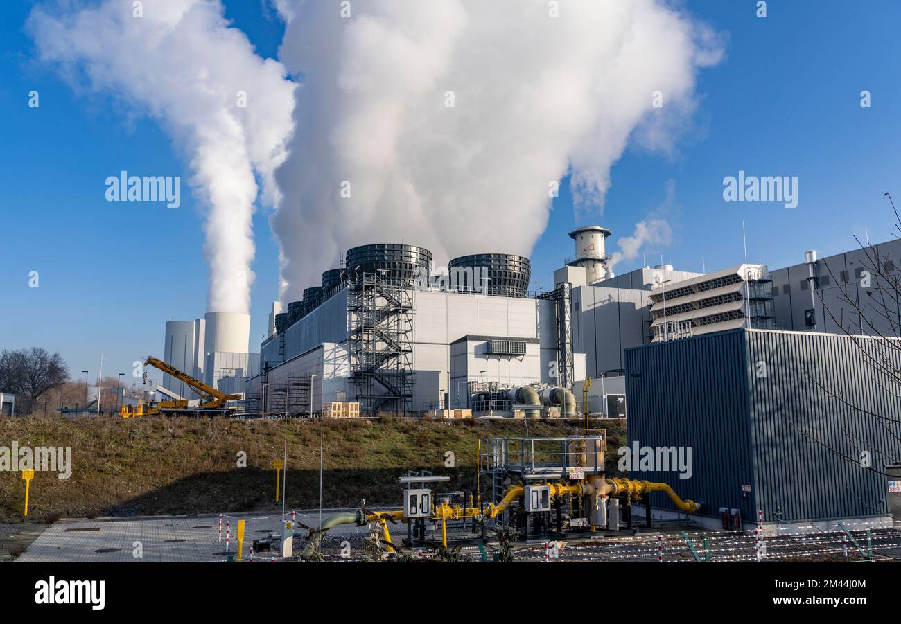 The STEAG combined heat and power plant in Herne-Baukau, hard coal ...