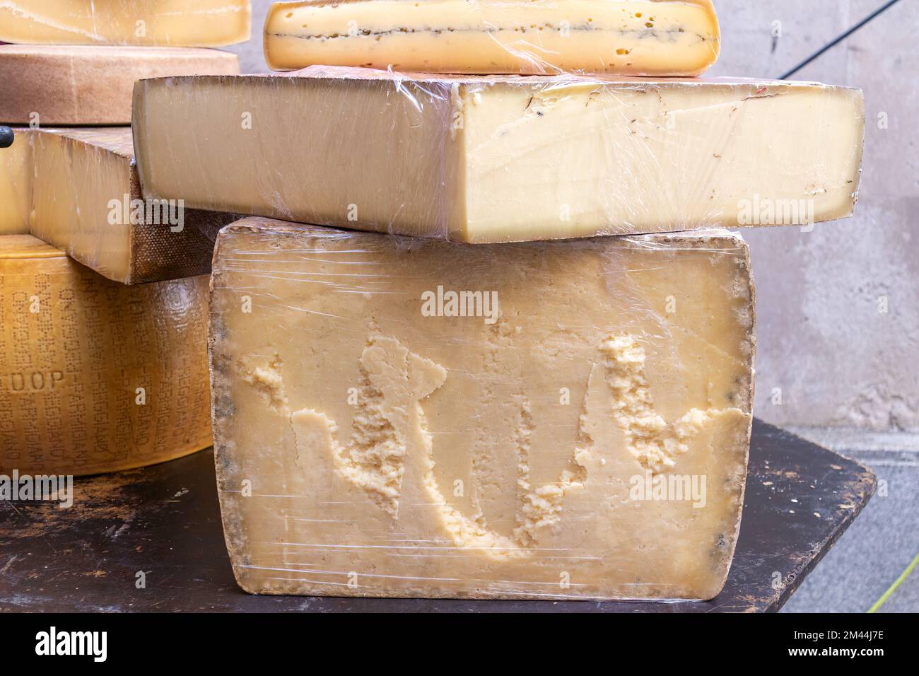 ALCALA DE HENARES, MADRID, SPAIN - OCTOBER 9, 2022: large portions of ...