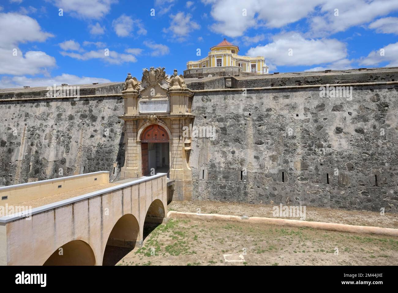 18th Century Fort Conde de Lippe or Our Lady of Grace Fort, Gate, Elvas ...