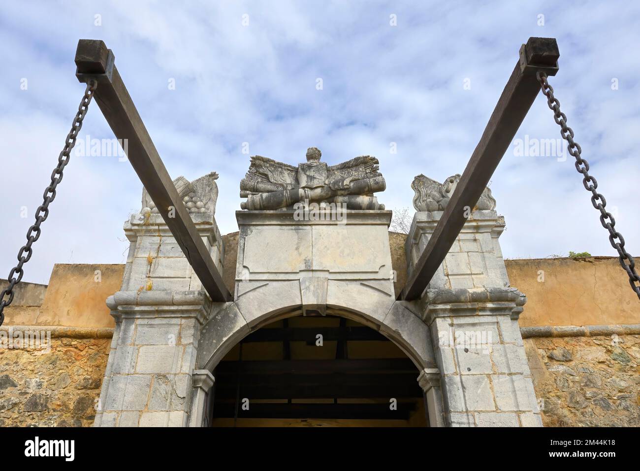 The Olivenca outer gate, Elvas, Alentejo, Portugal Stock Photo - Alamy
