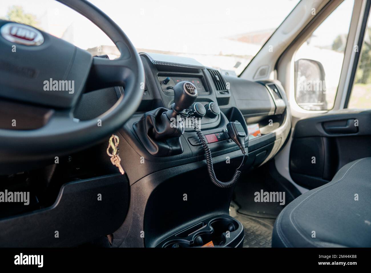 A modern car saloon interior Stock Photo - Alamy